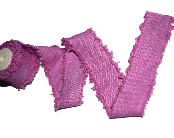 Pink Cotton Ribbon Gift Wrap for Wedding Decor Wide Thick on Spool - Etsy