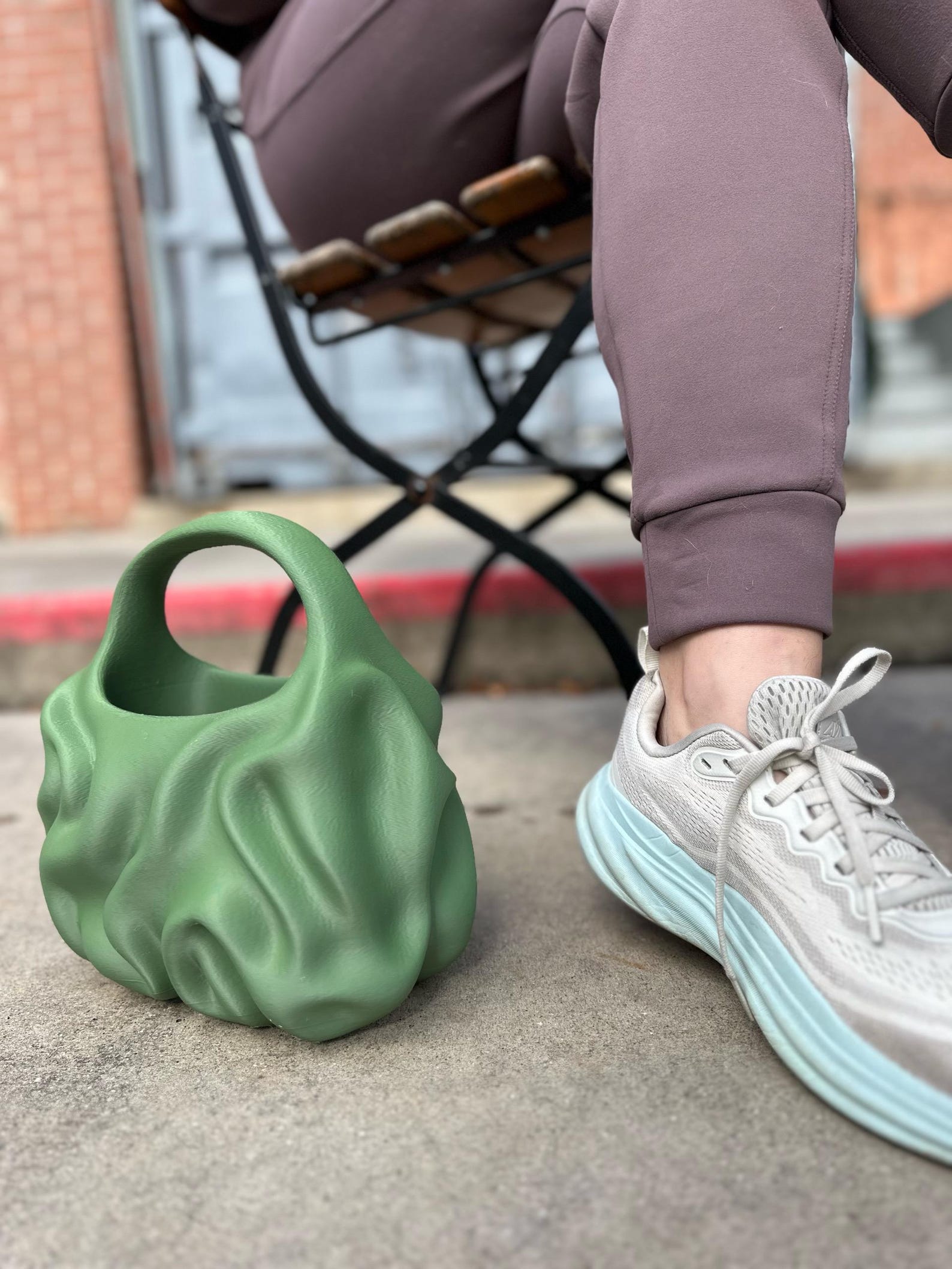 Wavy Sculptural Handbag – 3D Printed Art Purse for Women – Unique ...