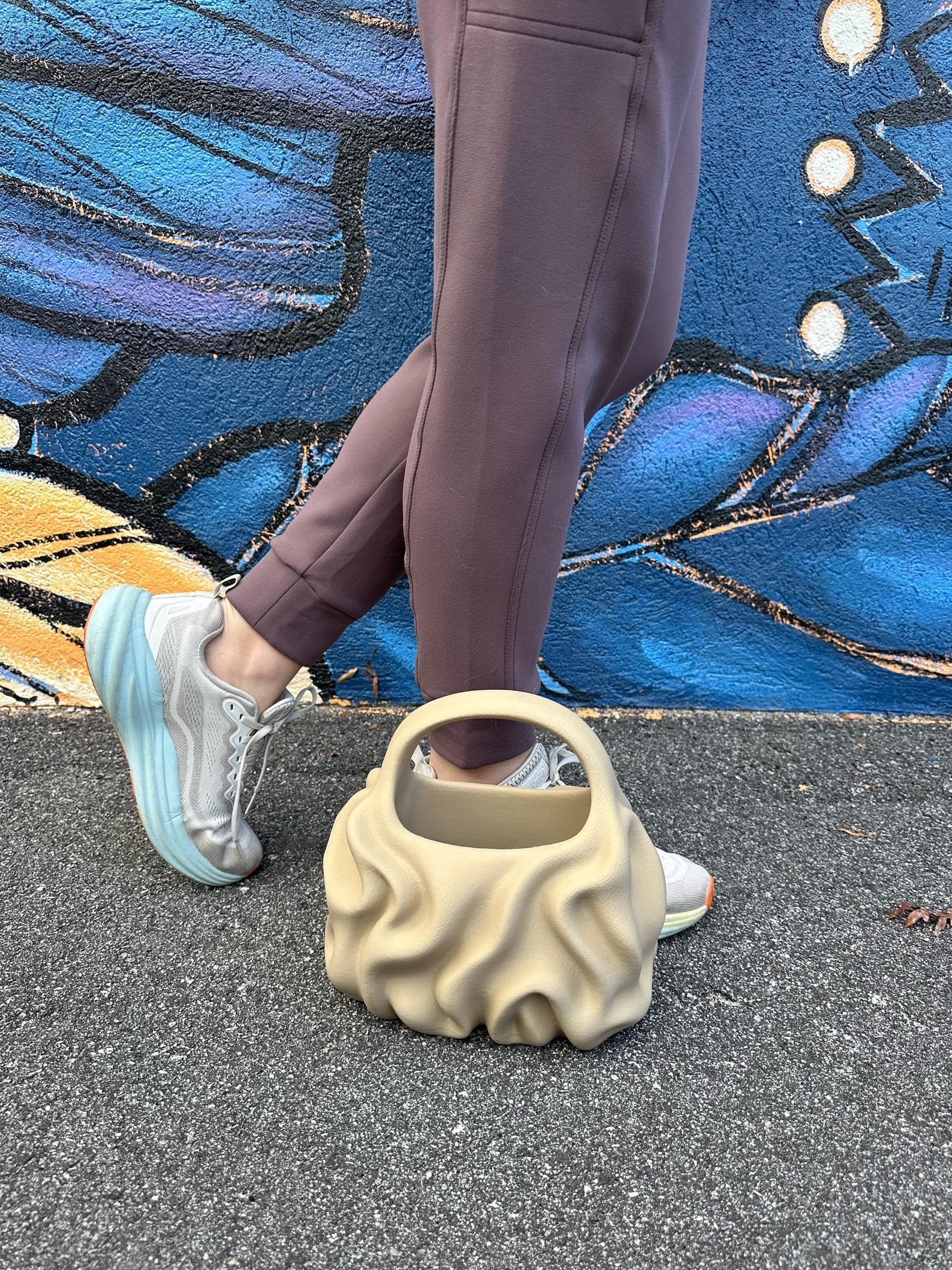 Wavy Sculptural Handbag – 3D Printed Art Purse for Women – Unique ...