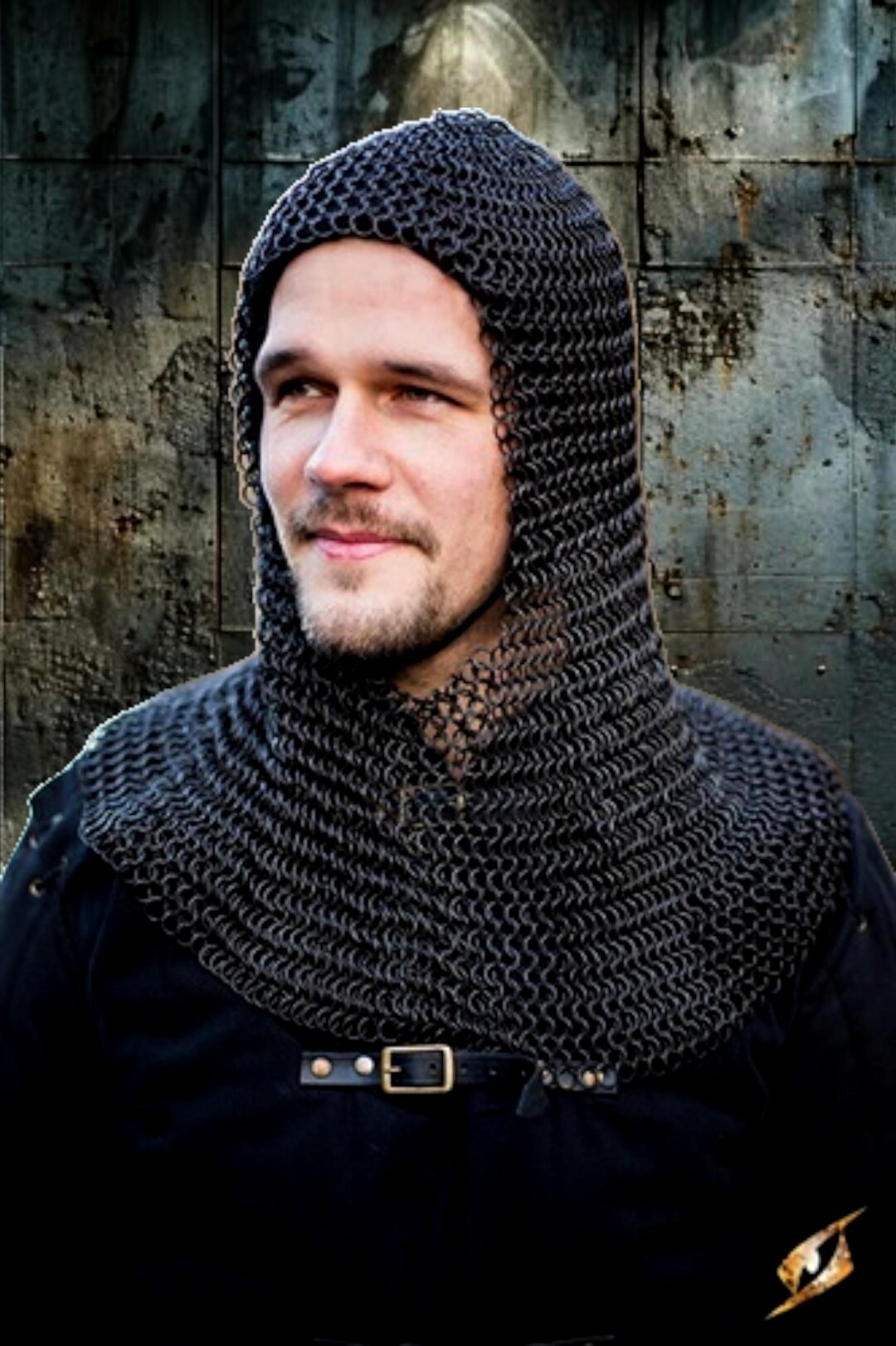 Steel Chainmail Coif Hood: Medieval Knight Armor, LARP Reenactment - Etsy