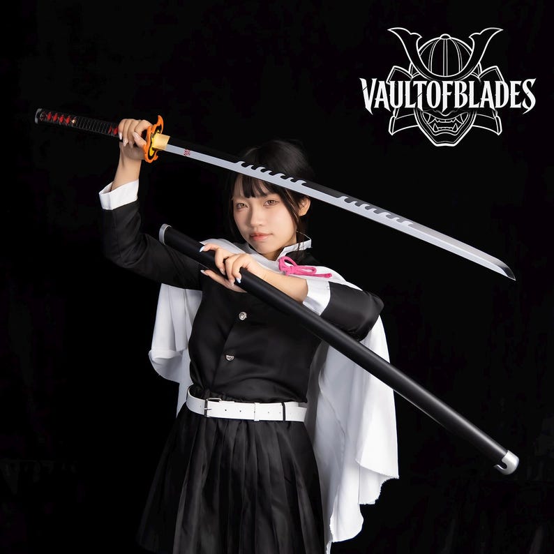 Tanjiro Kamado's Nichirin Sword - Handcrafted Anime Replica With Flame ...