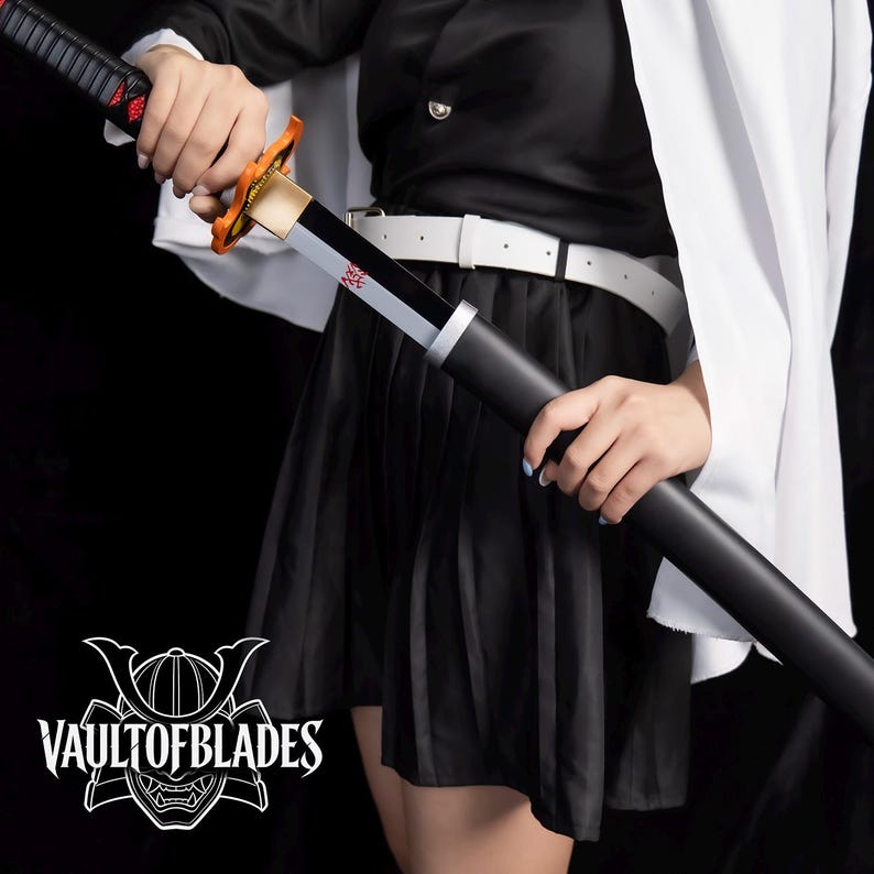 Tanjiro Kamado's Nichirin Sword - Handcrafted Anime Replica With Flame ...