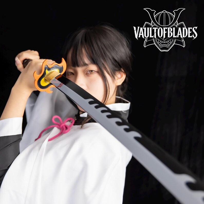 Tanjiro Kamado's Nichirin Sword - Handcrafted Anime Replica With Flame ...