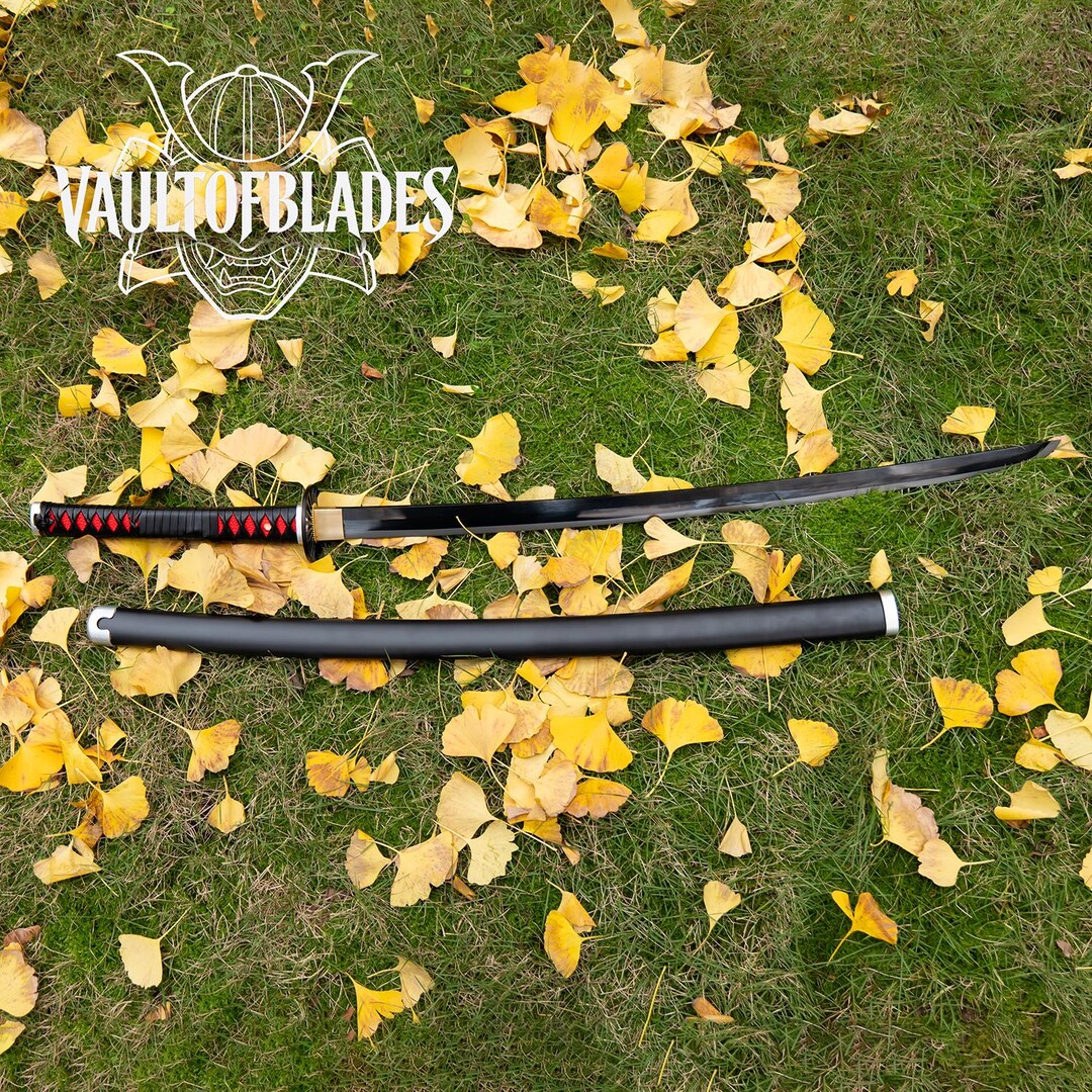 Hand-forged Demon Slayer Tanjiro's First Nichirin Sword - 1045 Carbon ...