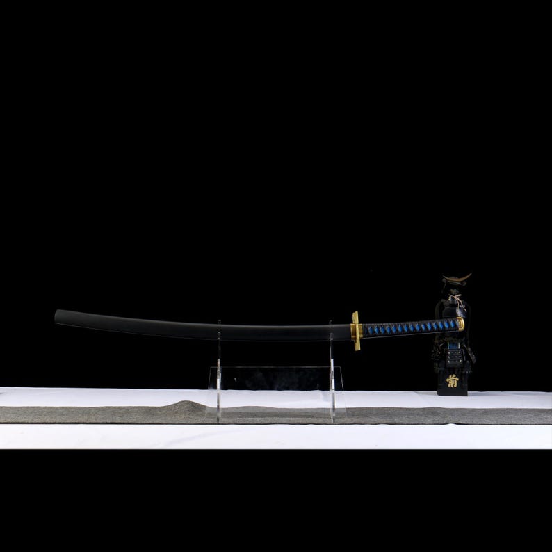 Muichiro Tokito Katana: Hand-forged Carbon Steel &blue Blade,anime ...