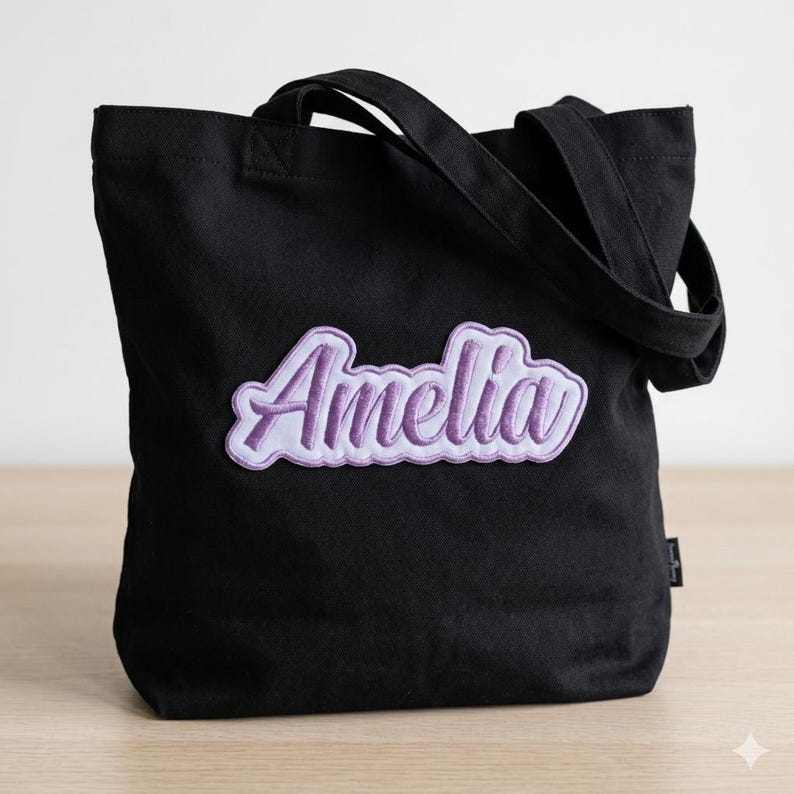 Custom Embroidered Name Patch, Personalized Iron on Name Tag Patch, Sew ...