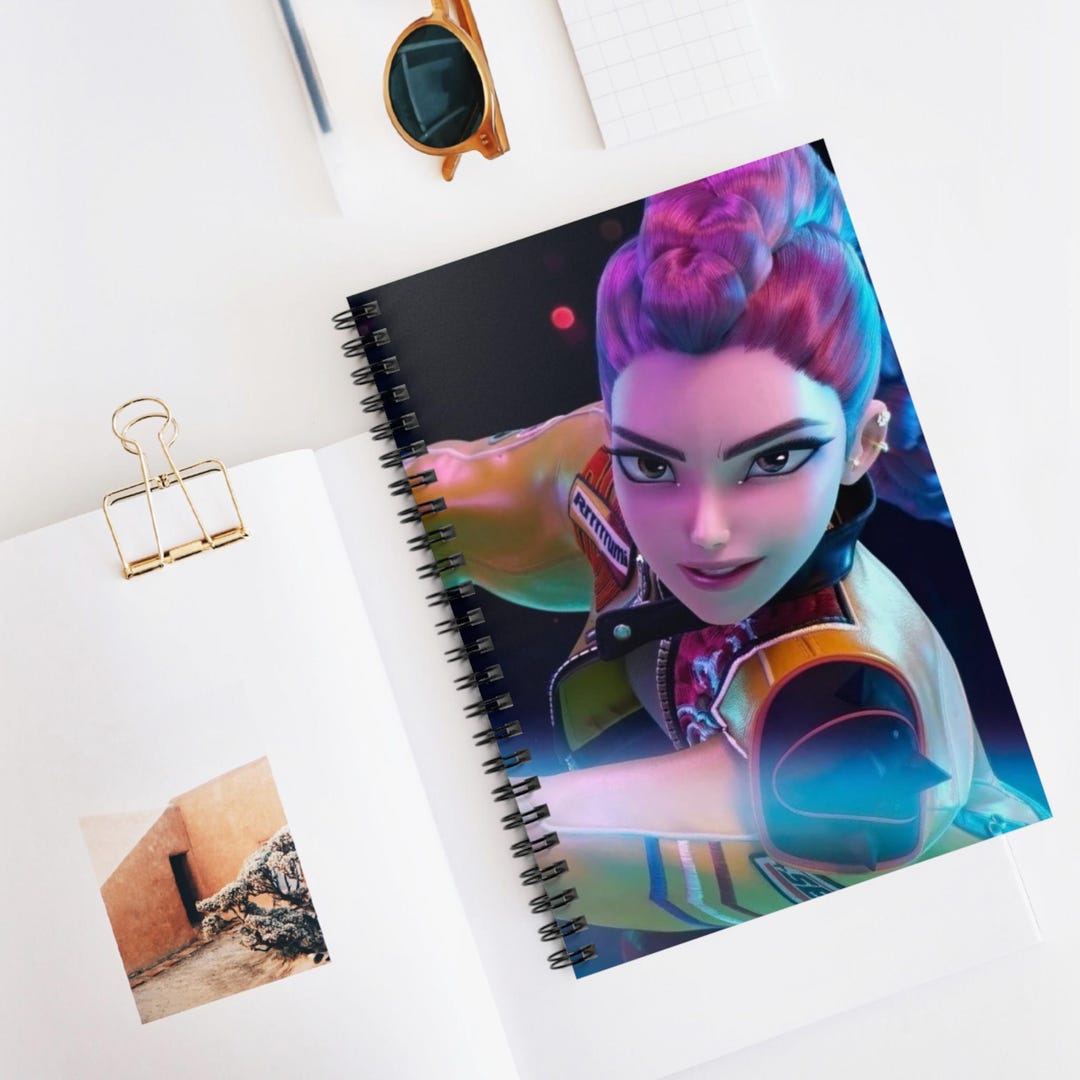 K-pop Demon Hunters Rumi Spiral Notebook, Customizable Journal for Fans ...