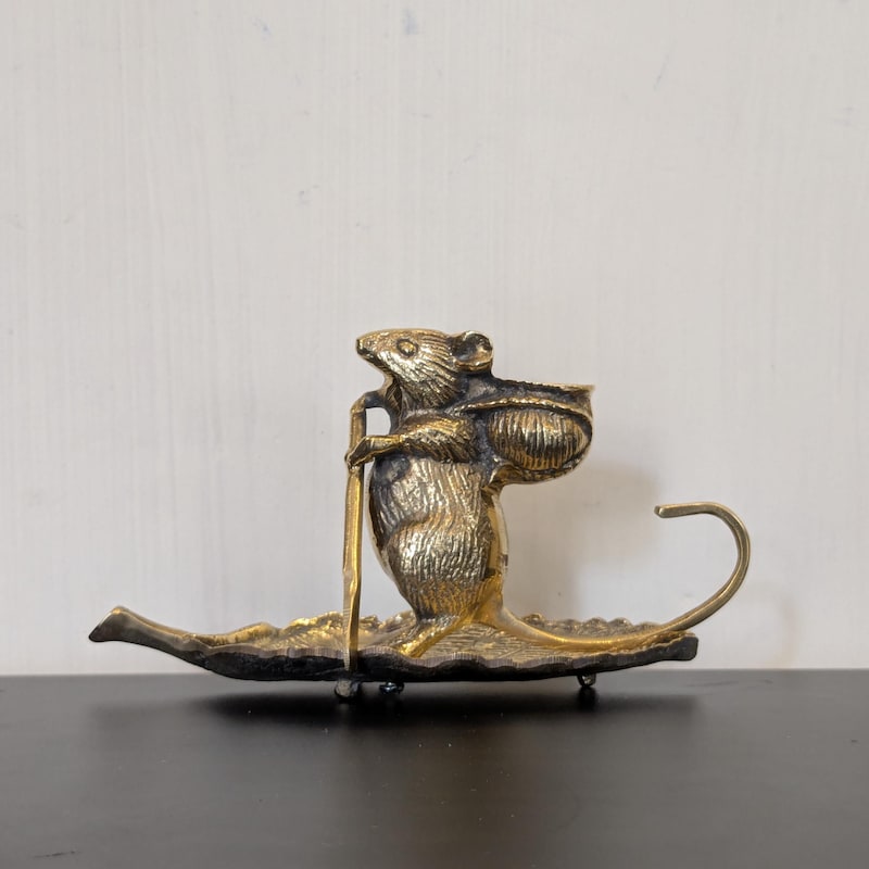 Brass Candle Stick Animal - Etsy