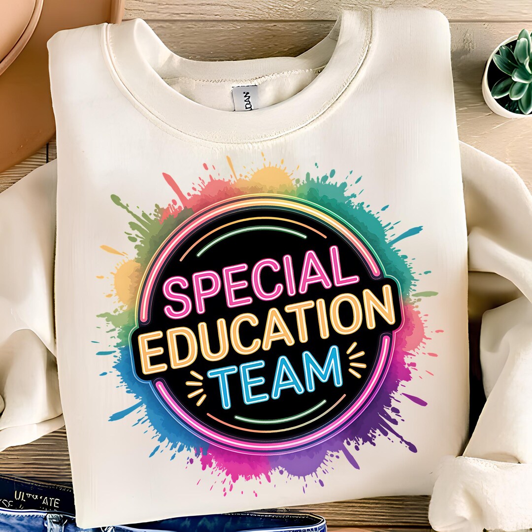 Special Education Team PNG, T-shirt Design,school PNG, Sped PNG, School ...
