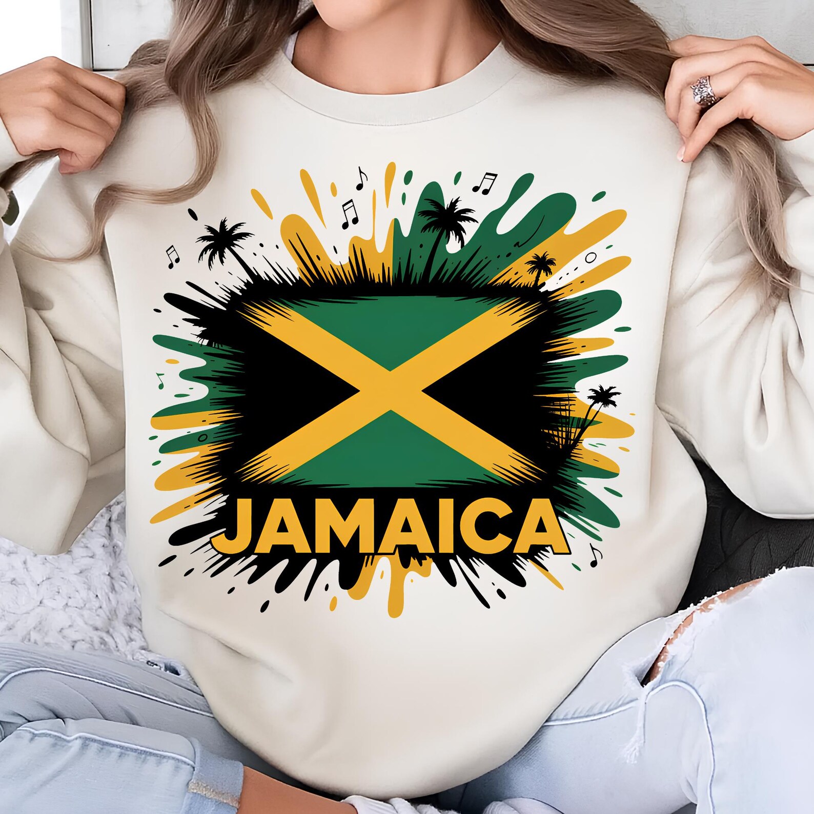 Jamaica PNG, T-shirt Design, Jamaica Sublimation, Jamaican Flag Png ...