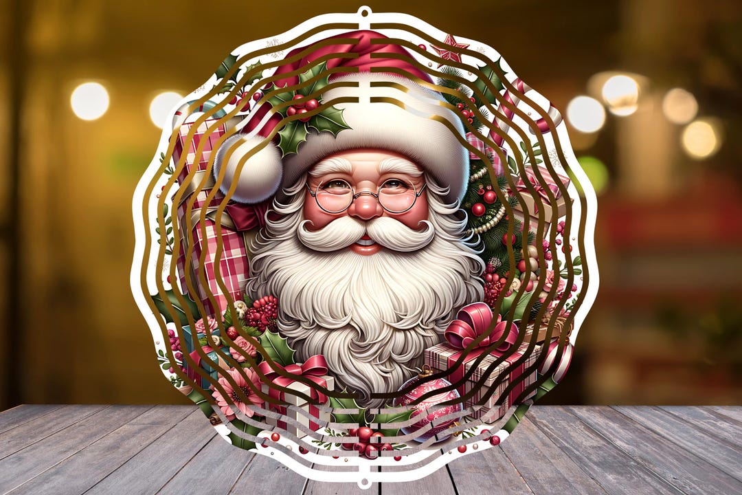 Christmas Wind Spinner Sublimation Spinner Design 10 Inch & 8inch Wind ...
