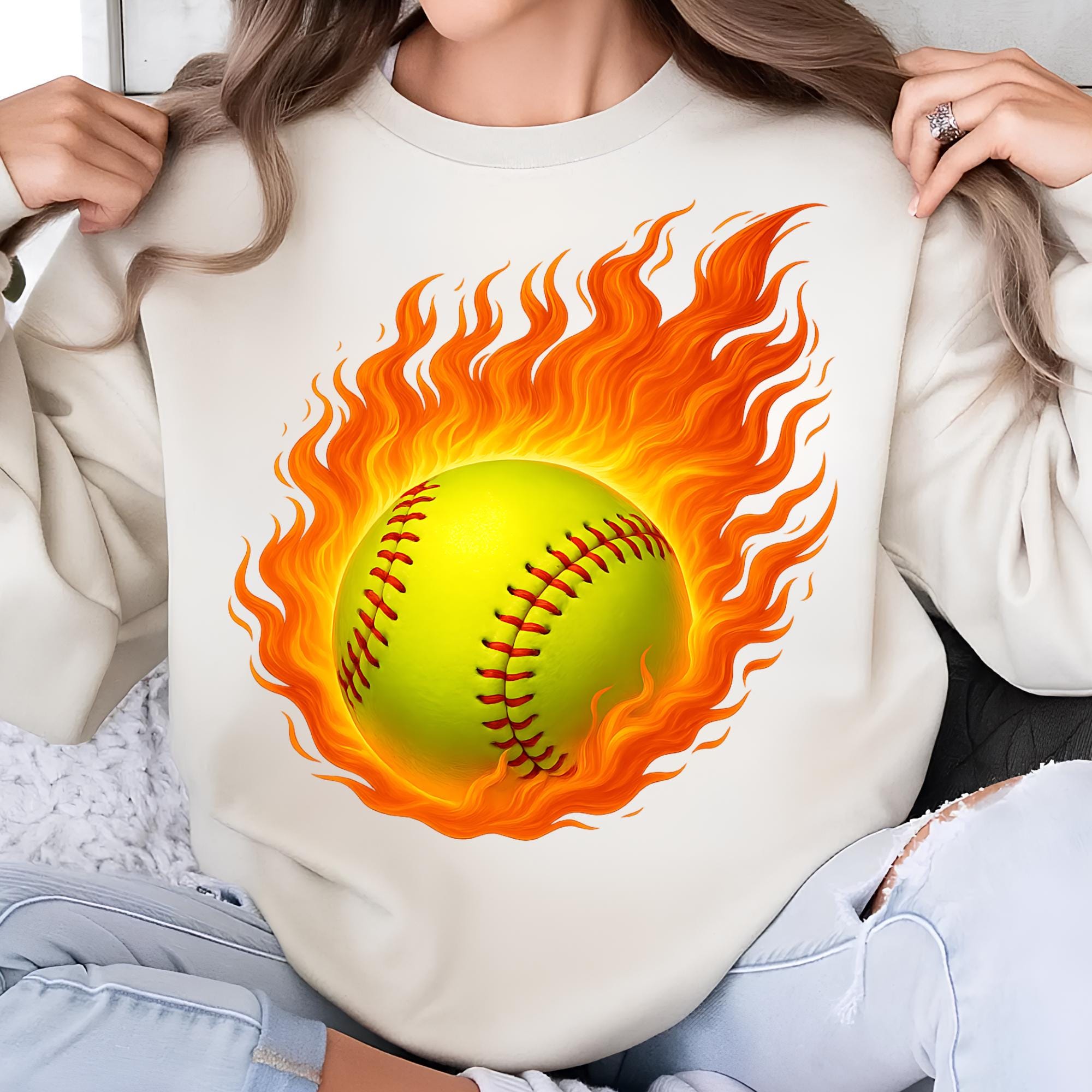 Flaming Softball Png,t-shirt Design,softball Png,softball Mom Png ...