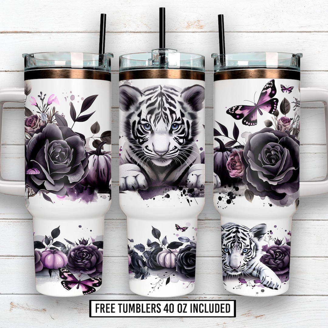 Baby Tigger 40 Oz Quencher Tumbler Sublimation Design, Tiger Love ...