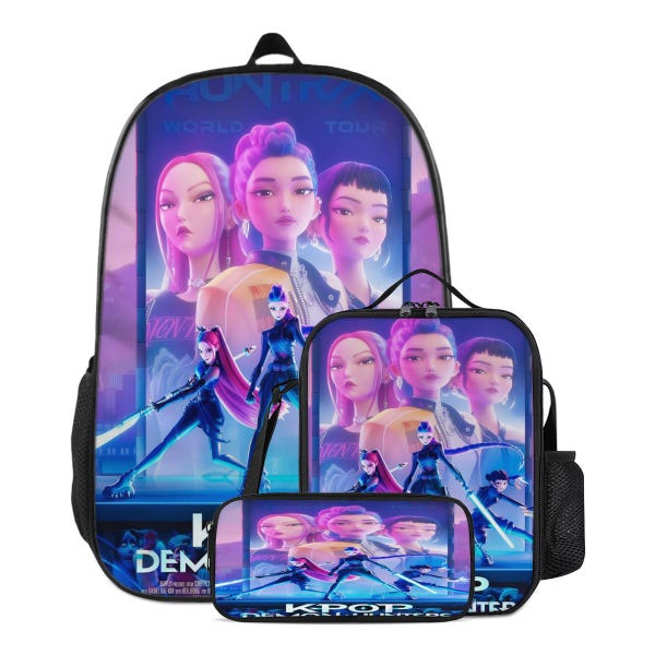 Kpop Demon Hunters Backpacks - Etsy