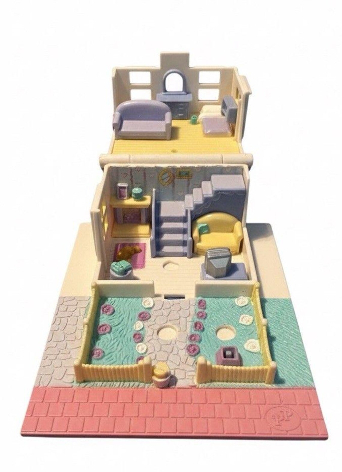 993 Polly Pocket Cozy Cottage Bluebird Toys Vintage Compact No Figures ...