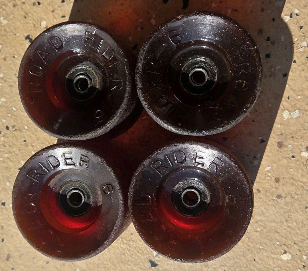 Road Rider 6 Vintage Skateboard Wheels Only Lightly Used - Etsy