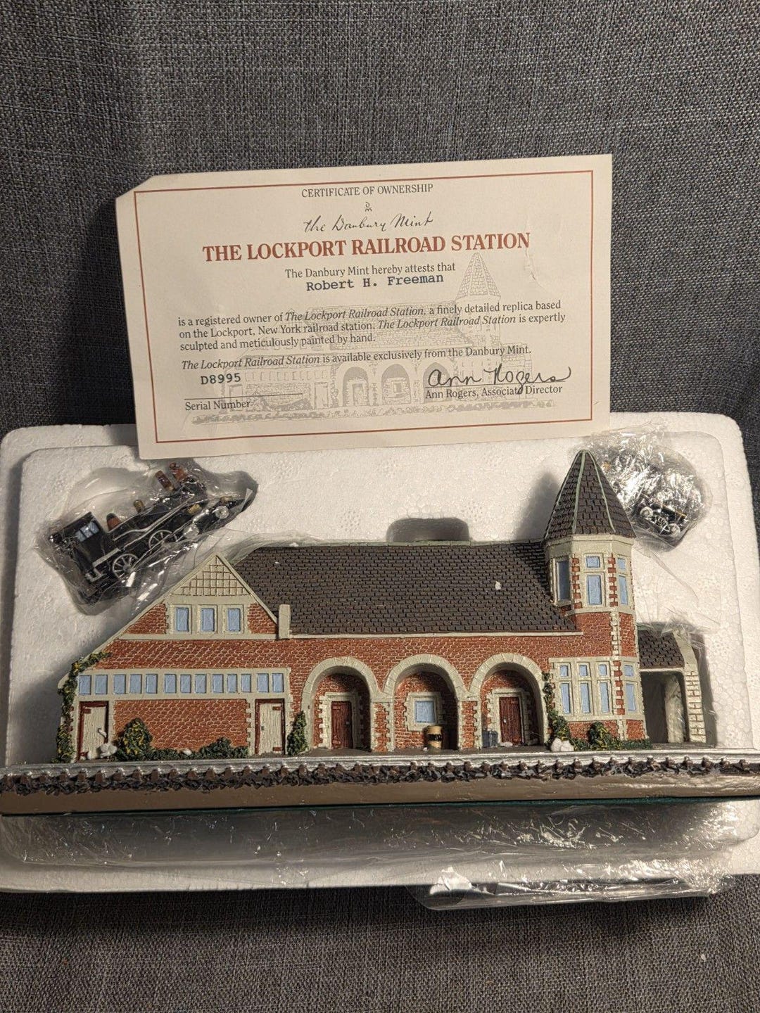 Danbury Mint Lockport Railroad Station America's Historic Railway ...