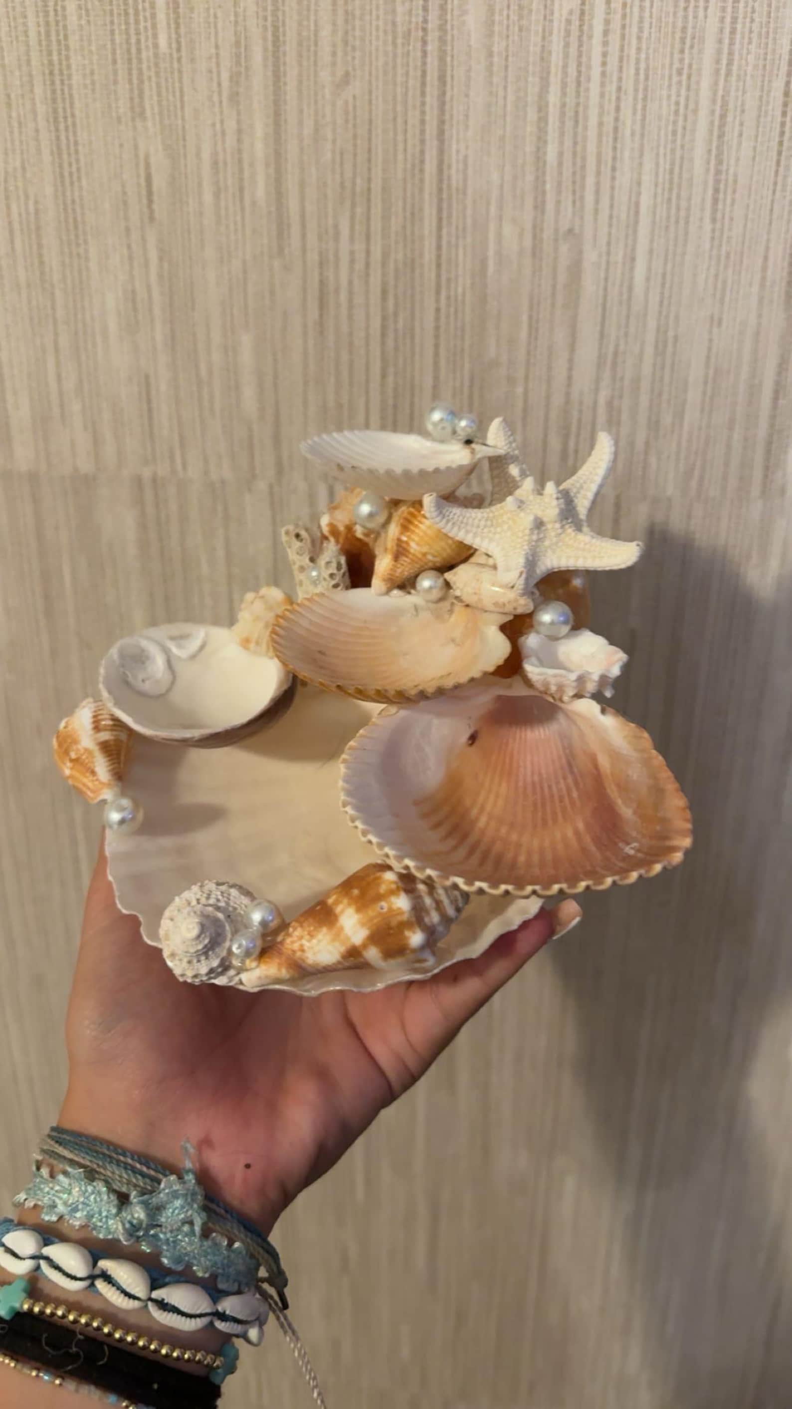 Large Seashell Jewelry Holder - Etsy