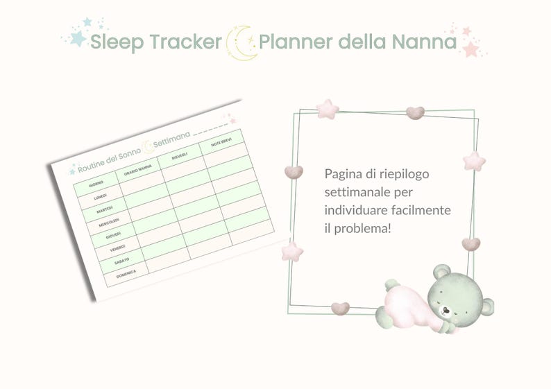 Baby Sleep Tracker - Printable PDF for Kids' Sleep Routines | Track ...