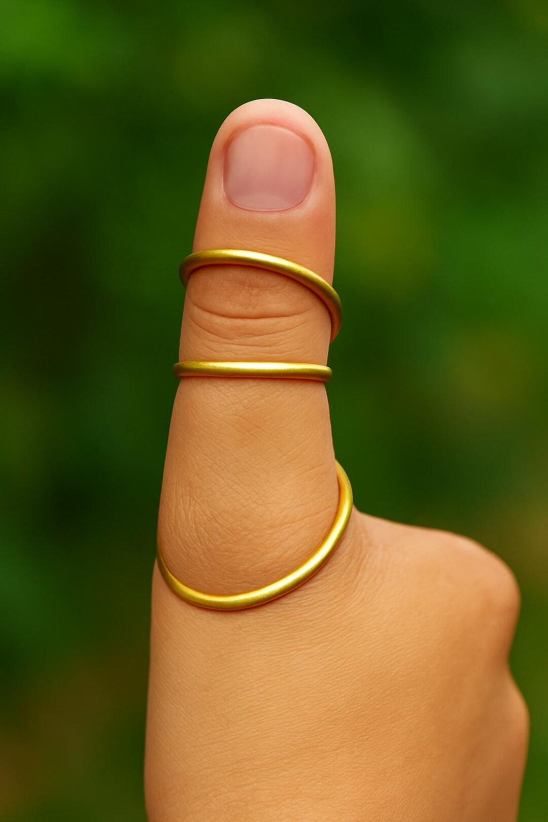 Arthritis Thumb Splint Brass Ring, Adjustable Thumb Support for Pain ...