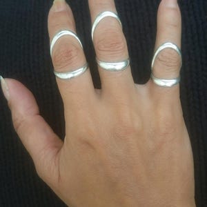 Arthritis Finger Splint Adjustable Sterling Silver 925 or Bronze One ...