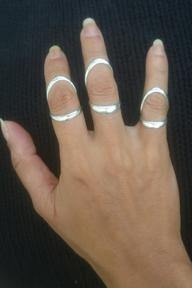 Arthritis Finger Splint Adjustable Sterling Silver 925 or Bronze One ...