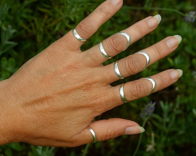 Arthritis Finger Splint Adjustable Sterling Silver 925 or Bronze One ...