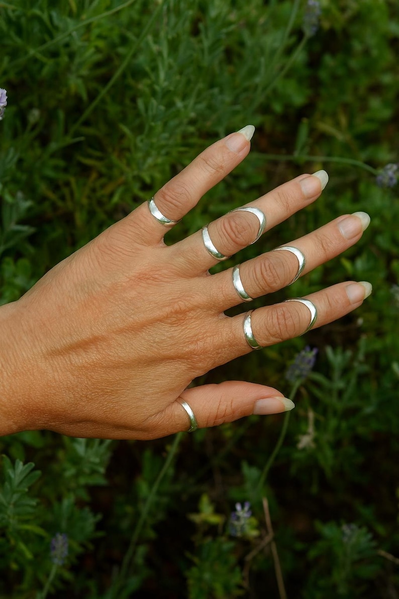 Arthritis Finger Splint Adjustable Sterling Silver 925 or Bronze One ...