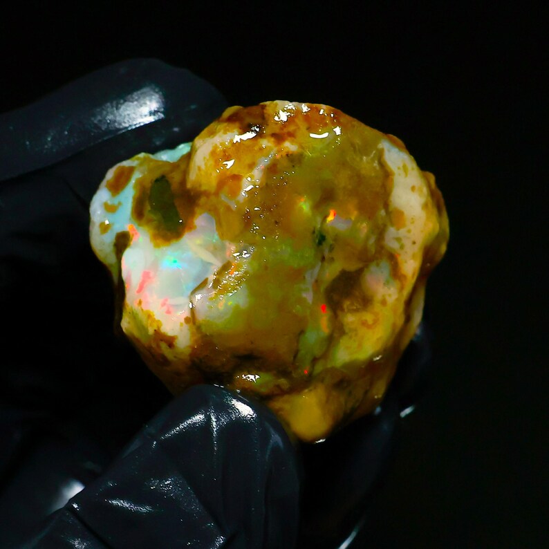 Buy Natural Ethiopian Big Spiceman Opal Rough 137.10 Ct Fire Opal Raw ...