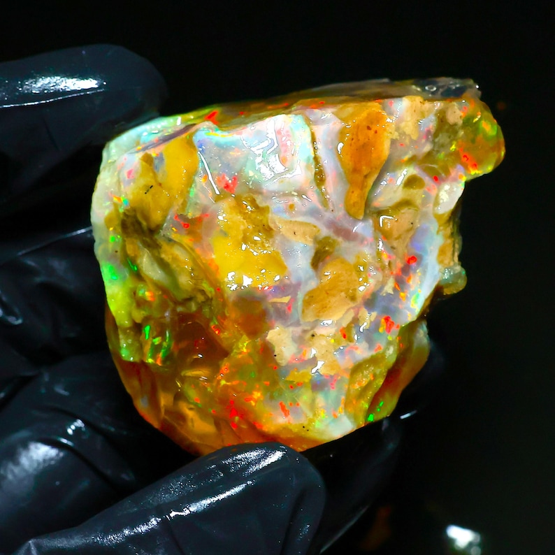 Buy Natural Ethiopian Big Spiceman Opal Rough 334.70 Ct Fire Opal Raw ...