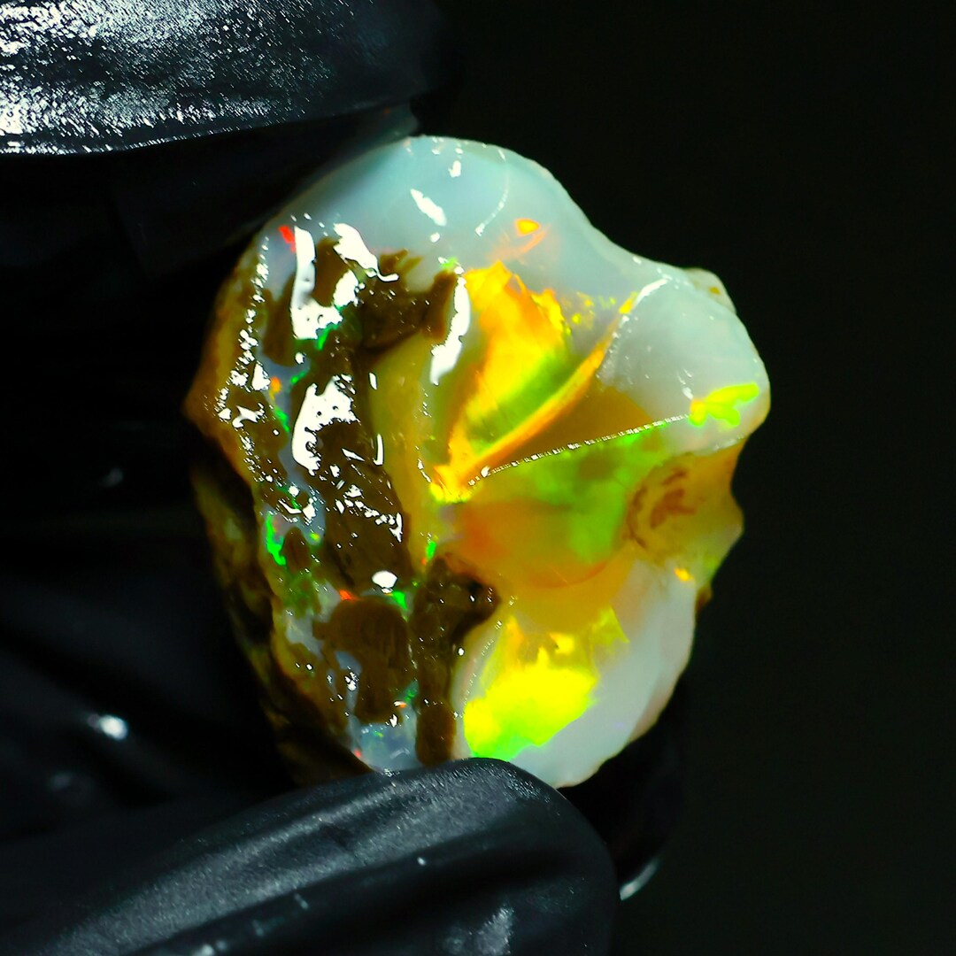 Natural Ethiopian Spiceman Opal Rough 47.65 Ct Fire Opal Raw Stone ...