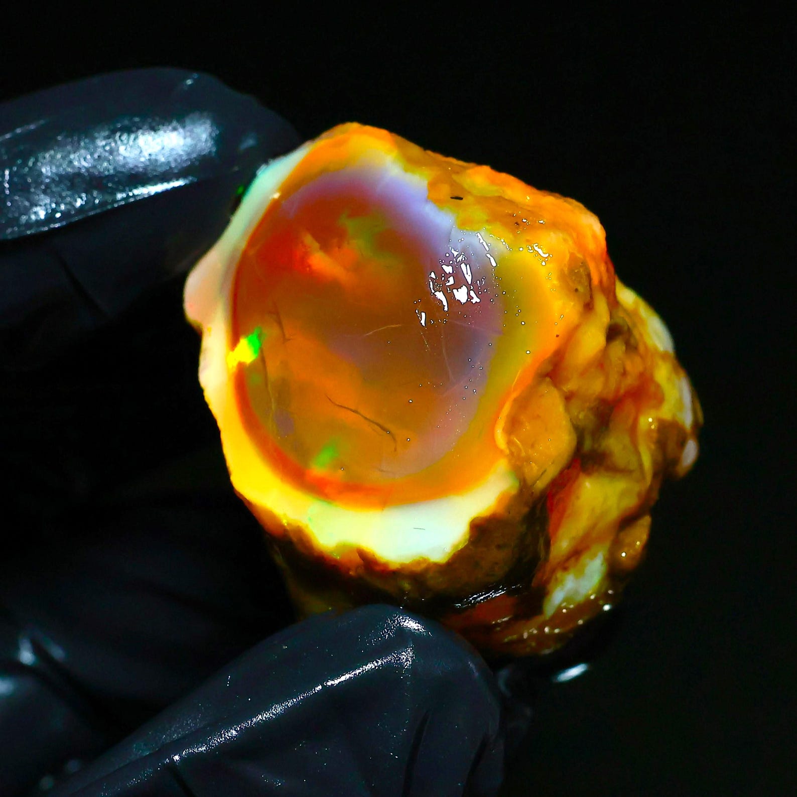 Buy Natural Ethiopian Big Spiceman Opal Rough 137.10 Ct Fire Opal Raw ...