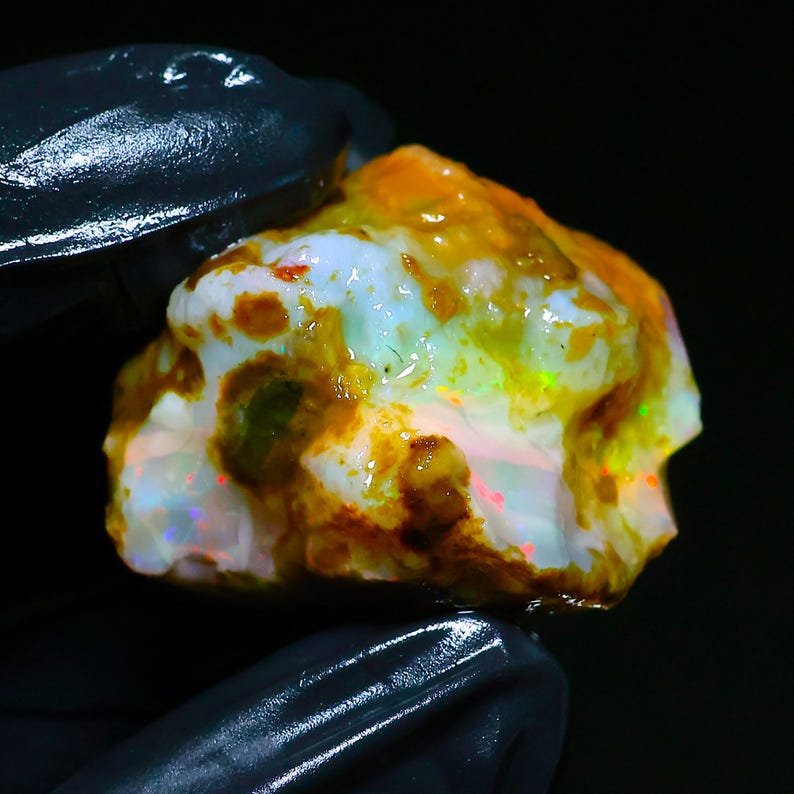 Buy Natural Ethiopian Big Spiceman Opal Rough 137.10 Ct Fire Opal Raw ...