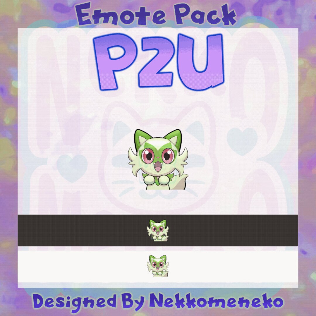 DANCING Sprigatito ANIMATED Twitch Emote streamer Emote Emote, Anime ...