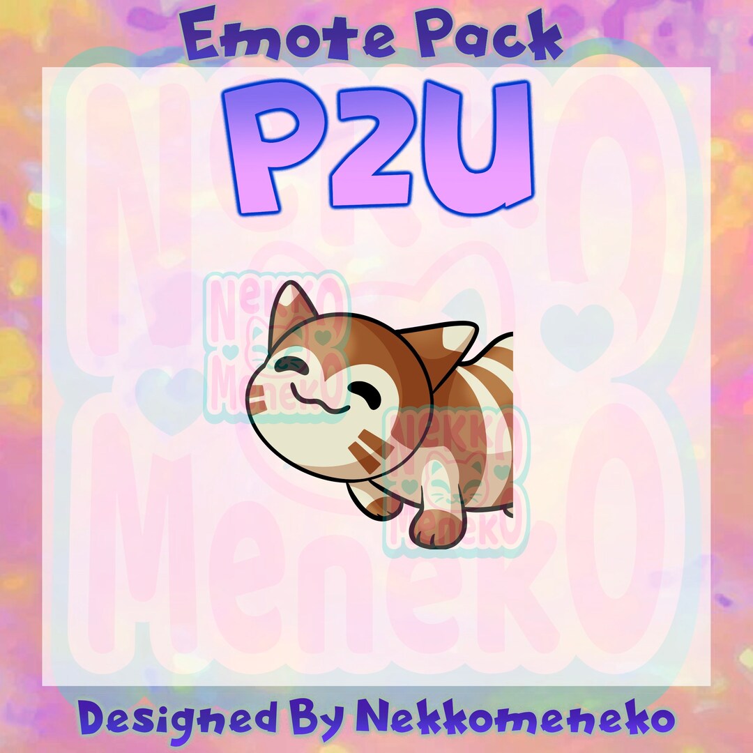 P2U Nodding|walking Furret Emote |streamer Emote | Emote, Anime Emoji ...