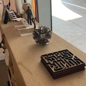Laser Cut Maze Puzzle Vector File | Glowforge, Cricut (digital Download ...