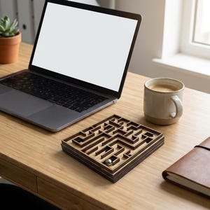 Laser Cut Maze Puzzle Vector File | Glowforge, Cricut (digital Download ...