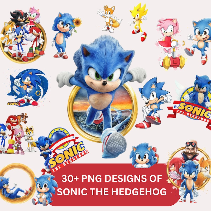 Sonic Merch Shadow - Etsy