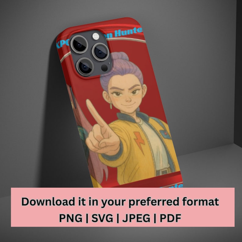 20+ Kpop Demon Hunters Digital Paper PNG Bundle | for Wallpapers, Phone ...