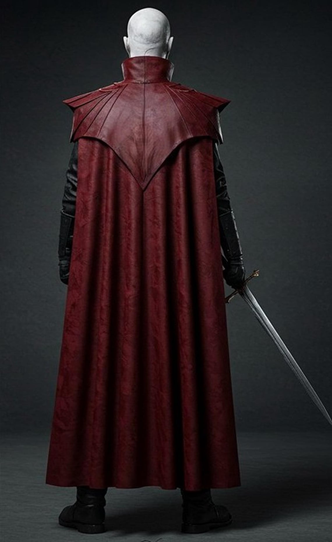 Dark Lord Leather Armor Costume | Gothic Vampire Knight Outfit ...