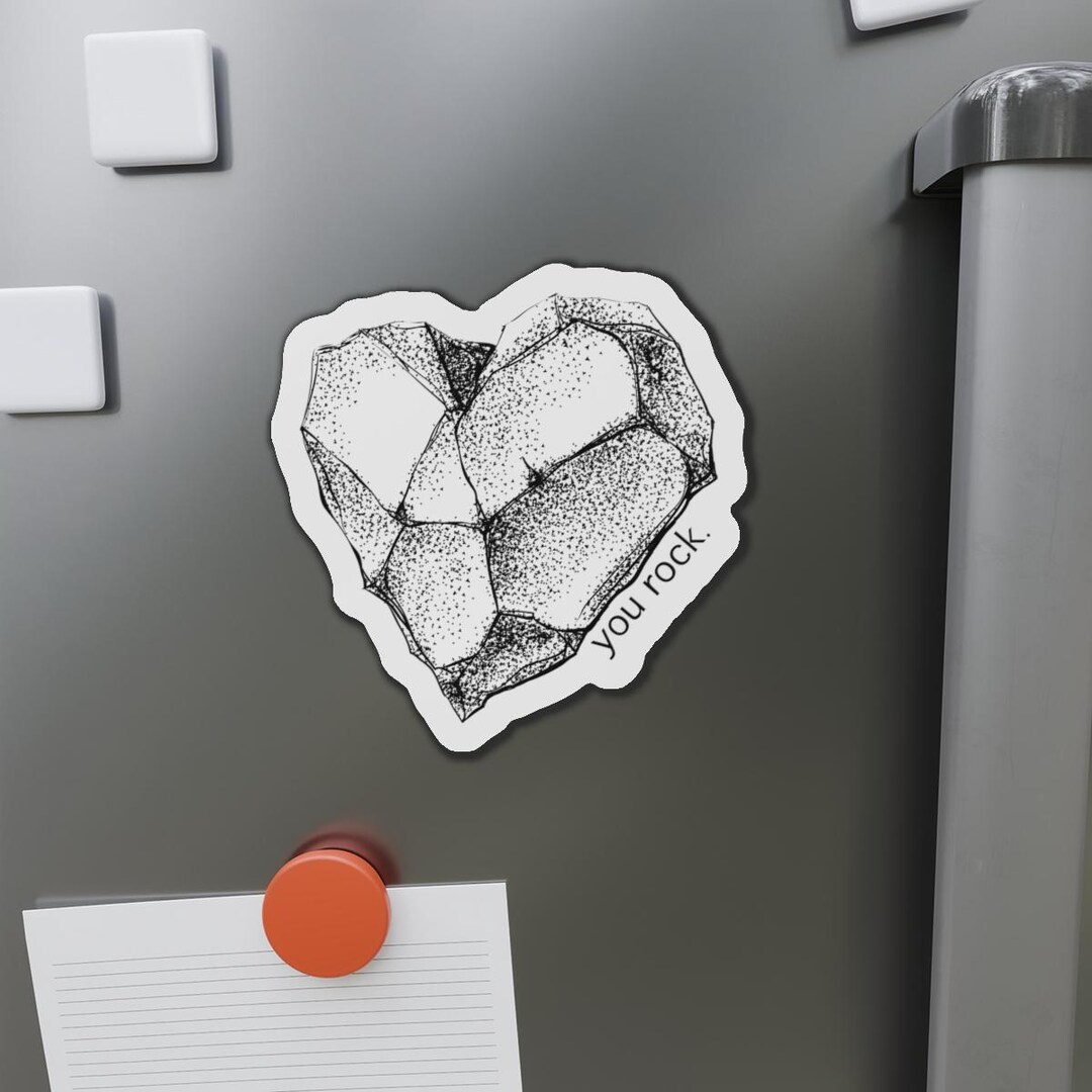 You Rock Magnet, Funny Fridge Magnet, Small Encouragement Gift, Office ...