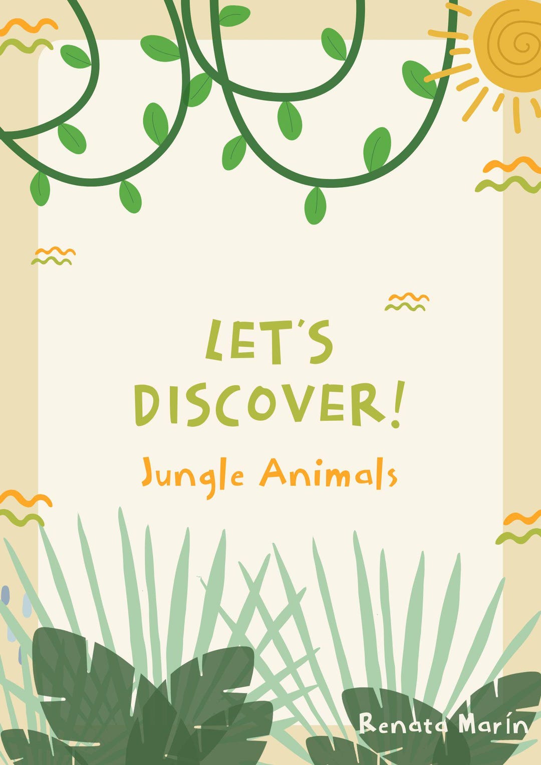 Let's Discover Jungle Animals - Etsy