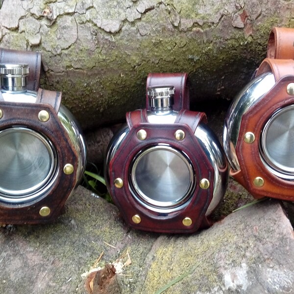 Steampunk Flask - Etsy