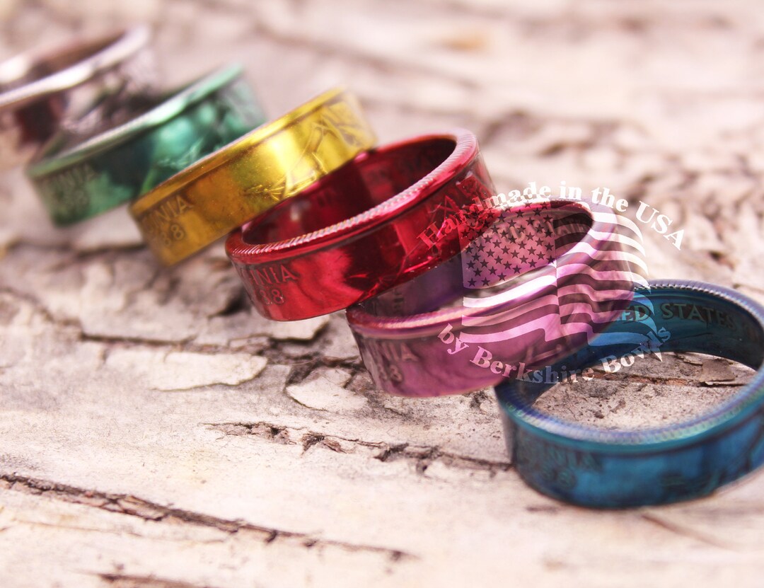 Clear or Colored Powder Coating Ring Addon, Color Coin Ring, Powder ...