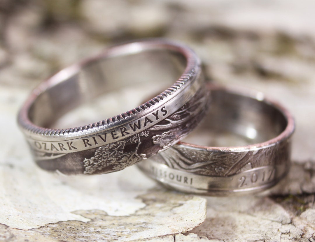 Handmade National Park Quarter Ring: State Coin Jewelry - Etsy