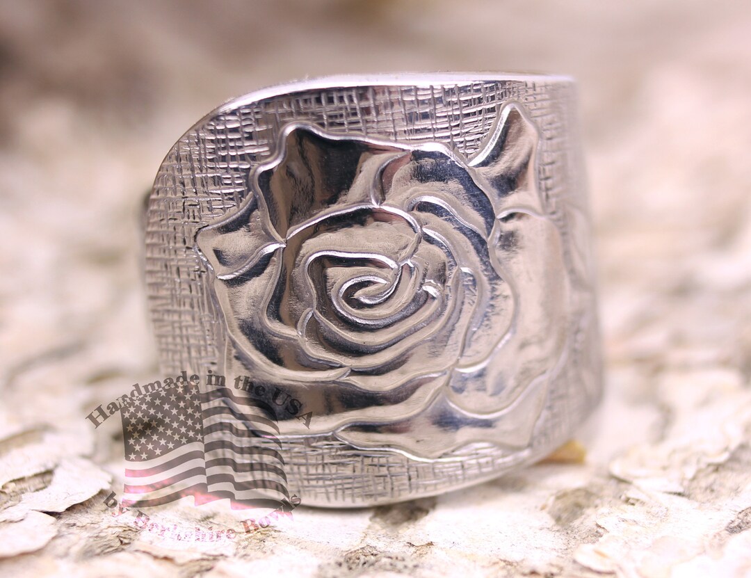 Rose Spoon Ring, Super Chunky Rose Ring, Chunky Rings, Spoon Ring ...