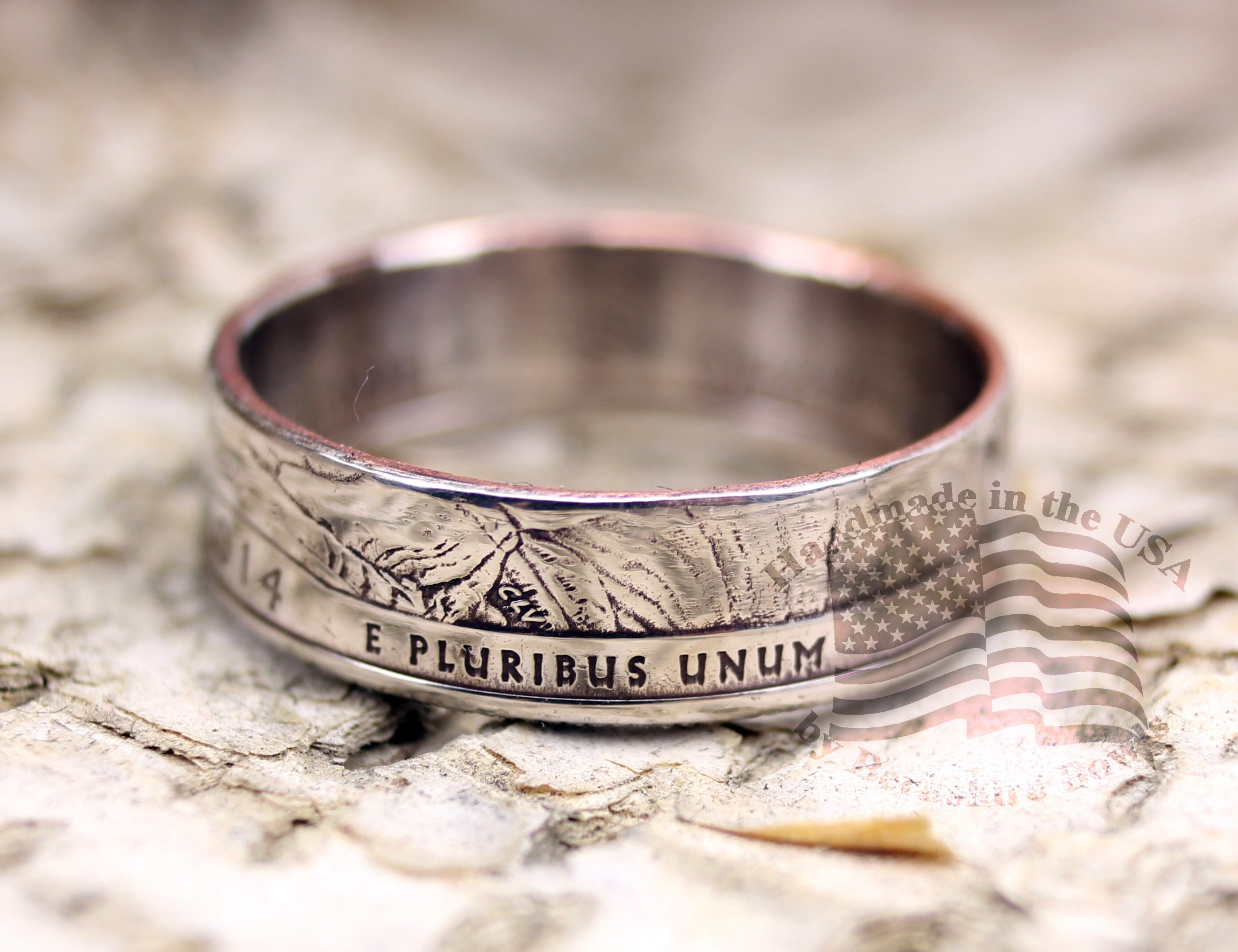 Polished National Park Coin Ring Quarter Ring Quarter Rings | Etsy