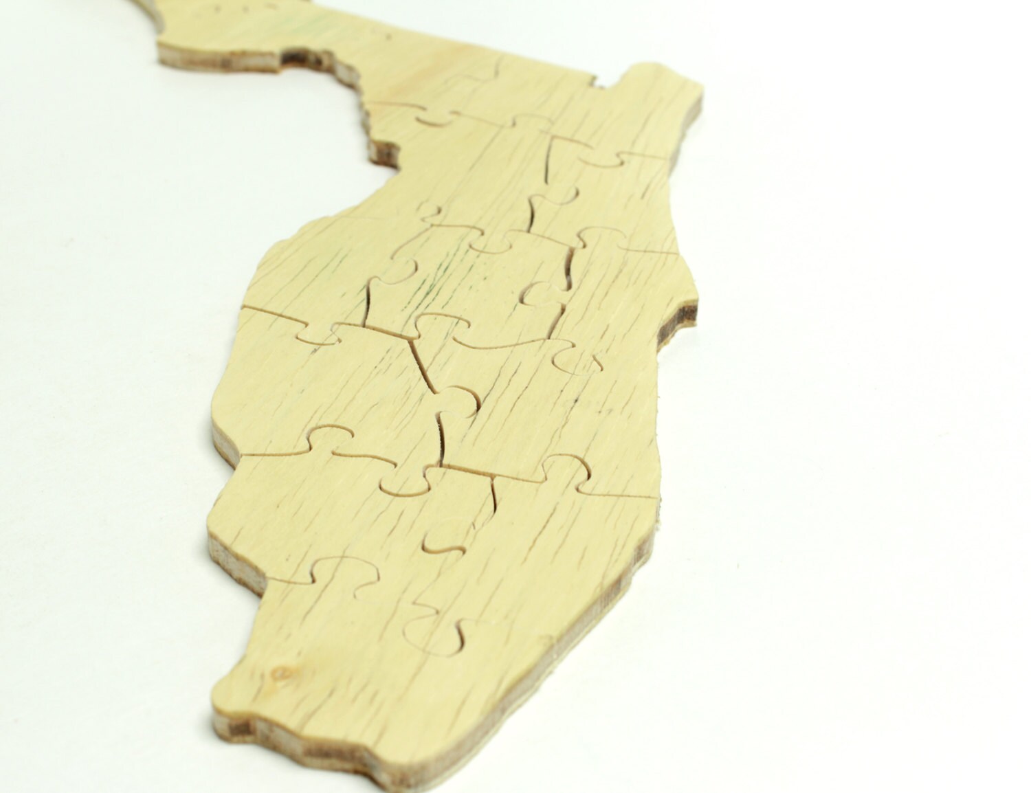 Florida Puzzle Wood Puzzle Educational Toy State Puzzle - Etsy