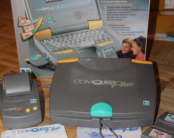 Vintage Team Concepts Comquest Plus Learning Computer With Mouse ...