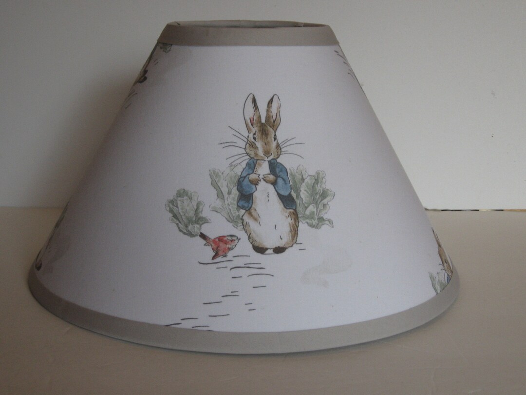 Peter Rabbit Fabric Nursery Lamp Shade/nursery Decor/baby - Etsy